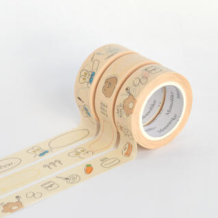 POOM | 언매치드 프렌즈 마스킹테이프 3p set - beige