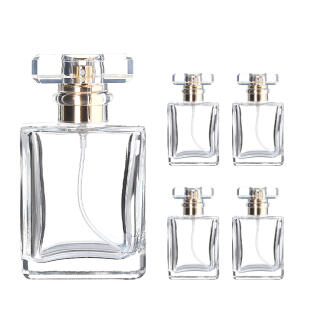 POOM | 카타니아 골드 투명캡 50ml 5개 향수 공병 용기