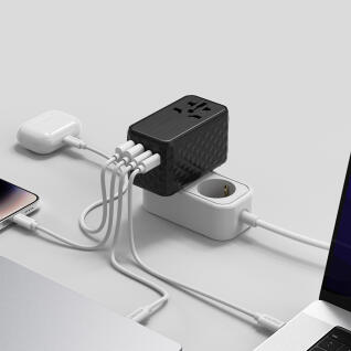 POOM | 초텍 여행용 어댑터 100W 멀티 충전기 PD6028