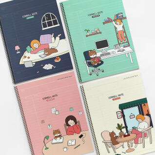 POOM | 핑크풋 1000 보리야누나야 공부 비법 코넬 노트(랜덤)