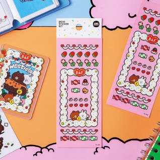 POOM | 라인프렌즈 폴꾸키트스티커 (252069)