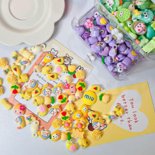 POOM | DIY 공예 파츠 소품 꾸미기 재료 컬러 믹스파츠