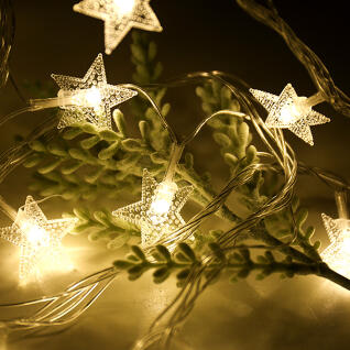 POOM | 20구 LED 별 가랜드 전구(3M) (웜색)