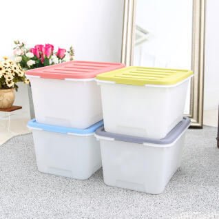 POOM | 화이트블럭 리빙박스 24L 4개