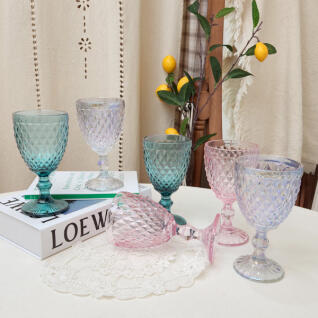 POOM | Holin 보스톤 고블렛 유리 맥주 와인잔 300ml 1+1 2P