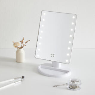 POOM | LED 탁상 거울 화이트 (12001779)