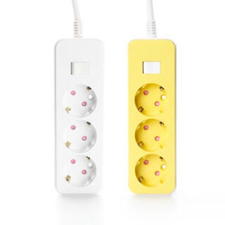 POOM | 더좋은 멀티탭 통합 과부하 스위치 3구 2M