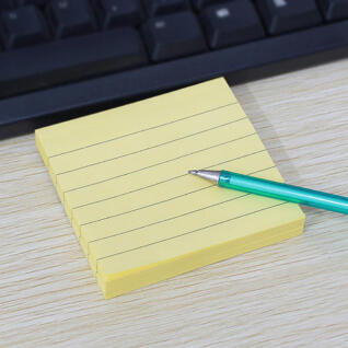 POOM | 100매 접착식 줄칸 메모지