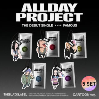 POOM | [5종 SET][QR]올데이 프로젝트-The Debut Single FAMOUS (CARTOON)