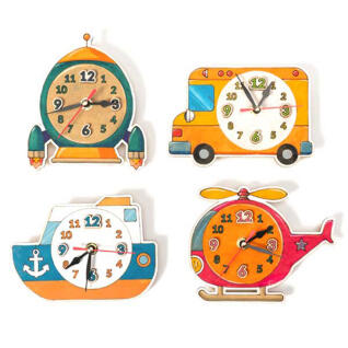 POOM | 48 민화샵 팬시우드 운송수단 시계만들기(무브+바늘)