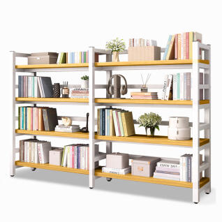 POOM | 리버책장 4단 1200 철제 책꽂이 인테리어