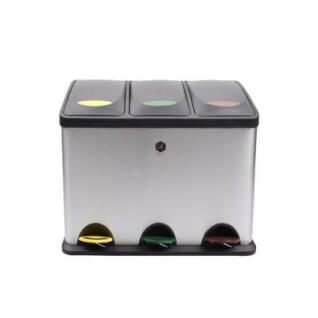 POOM | 카라신 Stainless 분리수거함 24L