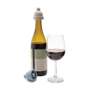 POOM | 비니 와인마개 (블루&그레이 2P)