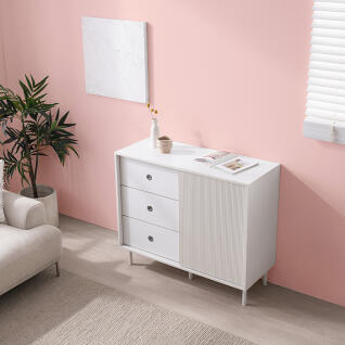 POOM | 네오센스 템바보드 1000 LPM 슬라이딩수납장 DB4004R