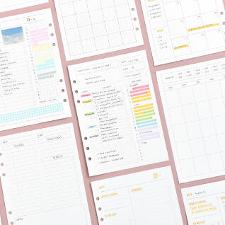 POOM | A5 6공 내지 25매 - 스터디 플래너