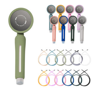 POOM | 블라썸샤워기 + 물때끼지않는 PVC샤워호스 2M