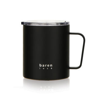 POOM | 바른락 진공 스텐 머그컵 300ml (블랙)