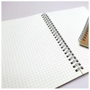 POOM | A5 크라프트 모눈 스프링 노트 [WB72450]