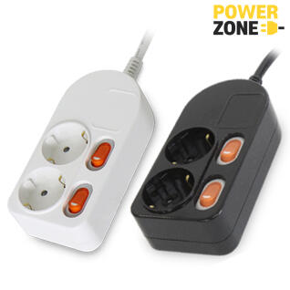 POOM | 개별스위치 2구 멀티탭 5M 16A