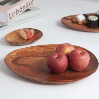 POOM | 니코트 우드 몽돌 플레이트 세트 3P