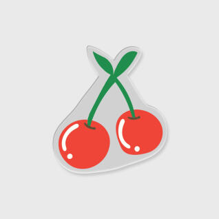 POOM | [아크릴스마트톡] red cherry