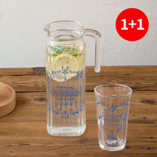 POOM | 1+1 마메종 블루로즈 물병 L