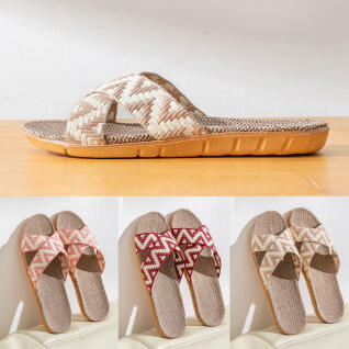 POOM | 모르그 EVA 밑창 비치 린넨 슬리퍼