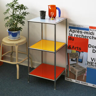 POOM | DIY 모듈가구 미드센츄리 책장 서랍장 3단x1열 패널형