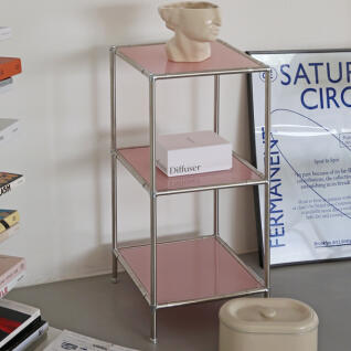 POOM | DIY 모듈가구 3단 선반 거실장 미니 협탁 310 3단x1열