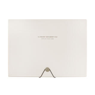 POOM | 12포켓 고무줄 파일 핑크 (05001555)