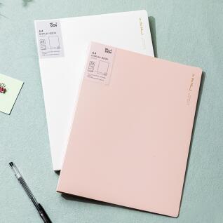 POOM | 델리 누사인 파스텔 넘버링 A4 클리어파일 20매