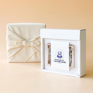 POOM | 100% 천연 밀랍 벌집 꿀 보자기 포장 선물 세트