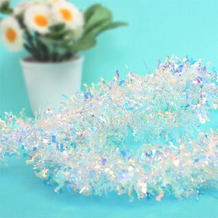 POOM | 홀로그램 은빛 모루 약 2M