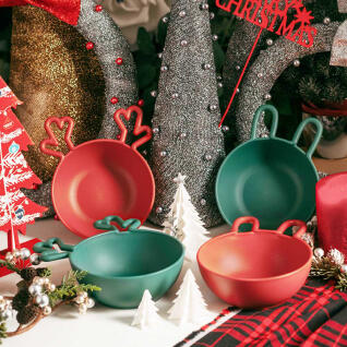 POOM | 애니멀 시리얼볼 4P 루돌프+ 래빗