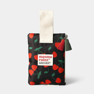 POOM | Strap pouch _ 체리패턴