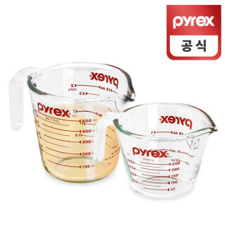 POOM | [파이렉스] 오리지널 계량컵 2종 250ml+500ml