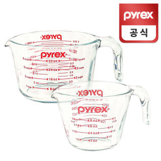 POOM | [파이렉스] 오리지널 계량컵 2종 1000ml+250ml