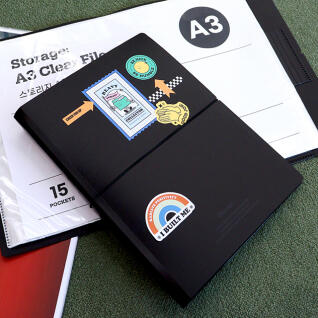 POOM | 스토리지 A3 클리어 파일 (15매 커스텀스티커)