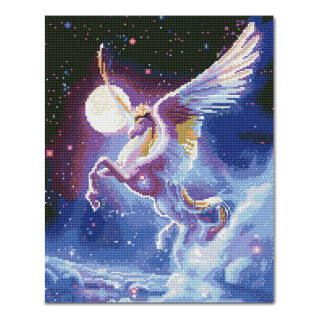 POOM | DIY LED 보석십자수 - 밤하늘 유니콘