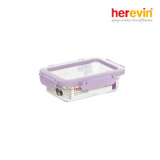 POOM | [헤르빈] 크리아 커버분리 밀폐용기 600ml 파스텔퍼플