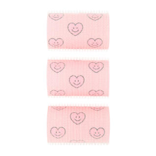 POOM | 핑크하트 헤어롤(대) 3p (25017783)