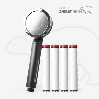 POOM | 디클린 히든커버 필터샤워기+필터 4P SET