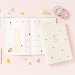 POOM | 2024 작고 소중한 일상 다이어리 아이보리 (04012650)