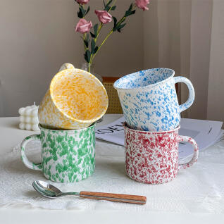 POOM | 마블 도트 스플래쉬드 머그컵 4 Colors