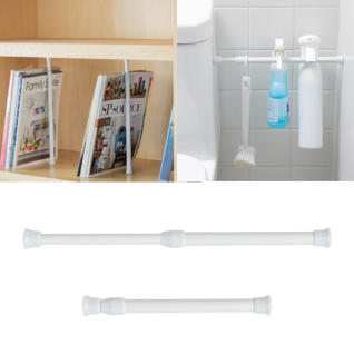 POOM | 미니 압축봉 미니봉 틈새 정리 커튼 걸이 25-40cm