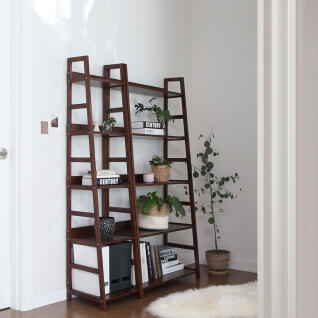 POOM | 원목 5단 사다리 수납선반 35 (2color)