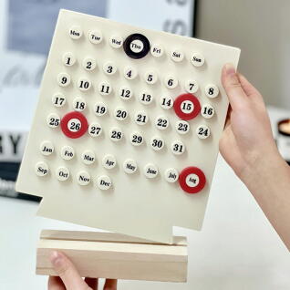 POOM | DIY 만년 탁상 달력 만들기 캘린더 다이어리