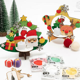 POOM | 163 민화샵 크리스마스 입체트리 칼라폼클레이