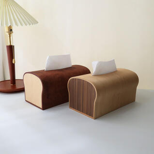 POOM | [이비자] 우드 식빵 티슈케이스 (2 sizes)