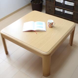 POOM | 정방형 코타츠 테이블 KOW-80 (단품/브라운)